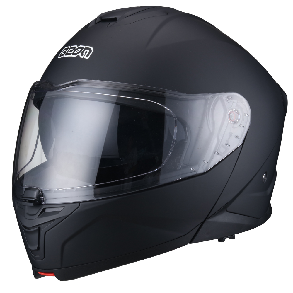 CAPACETE BEON B-711 FLIP UP SOLID PRETO MATE - Loja Motard online