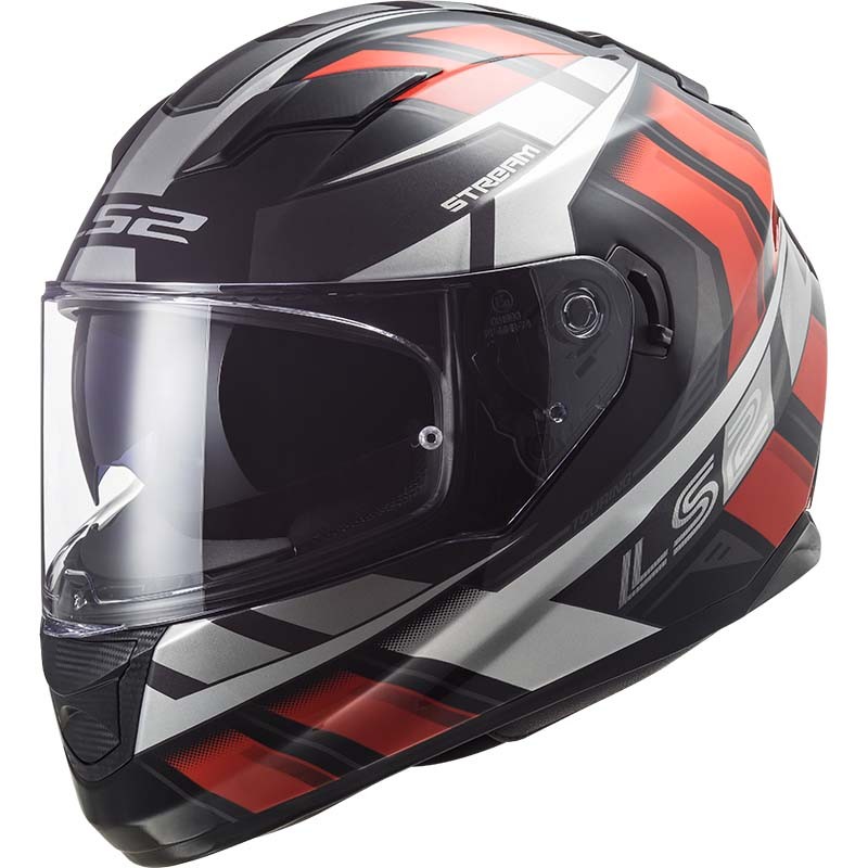 CAPACETE LS2 FF320 STREAM EVO LOOP - PRETO/VERMELH - Loja Motard online